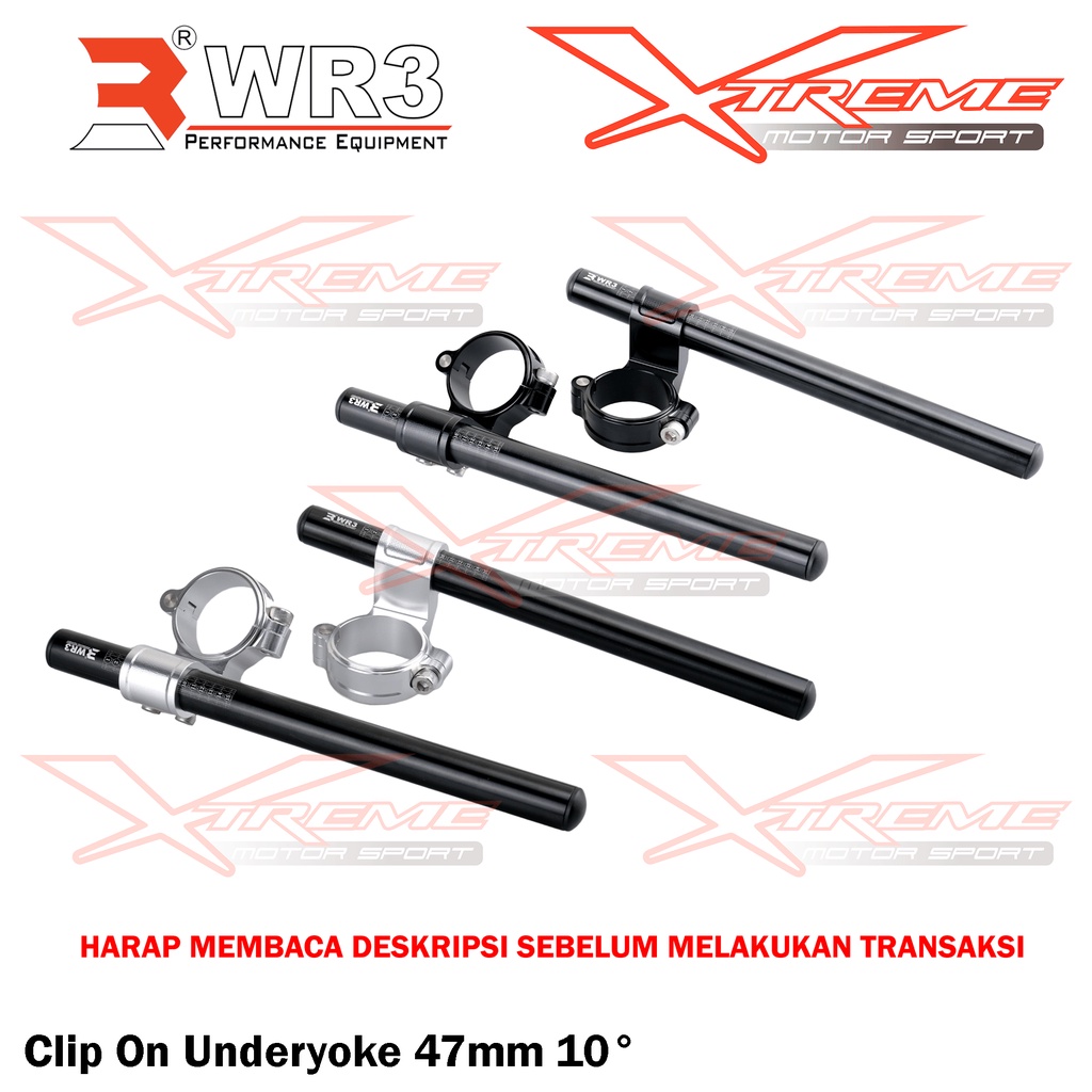Jual Stang Sport GP WR3 Underyoke Class Yamaha R15 V3 R25 New 2018 47MM ...
