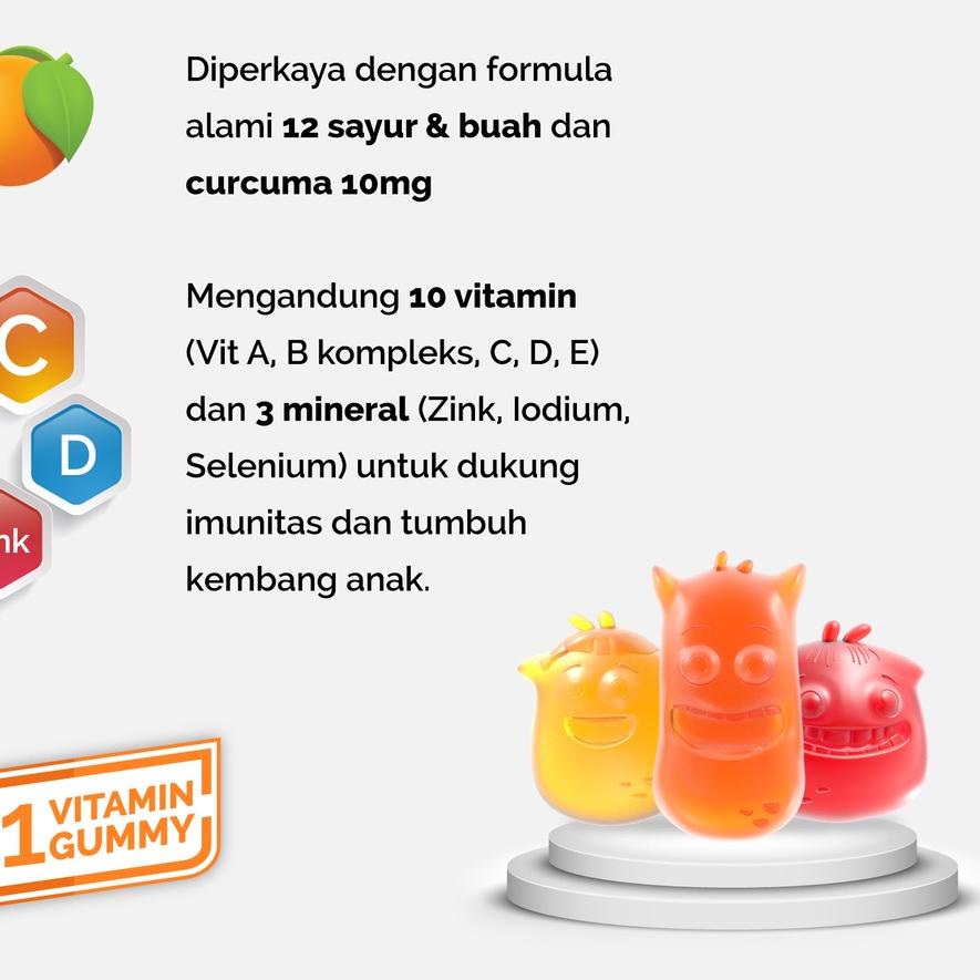 Jual SALE!!Youvit Multivitamin Anak 1 Pouch dengan Vitamin C, D, Zink ...