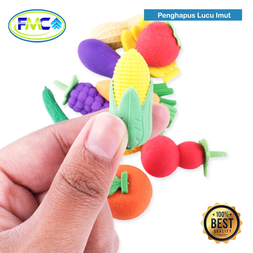 Jual Penghapus Pensil Lucu Dan Unik Penghapus Karakter Buah Sayur Dan ...