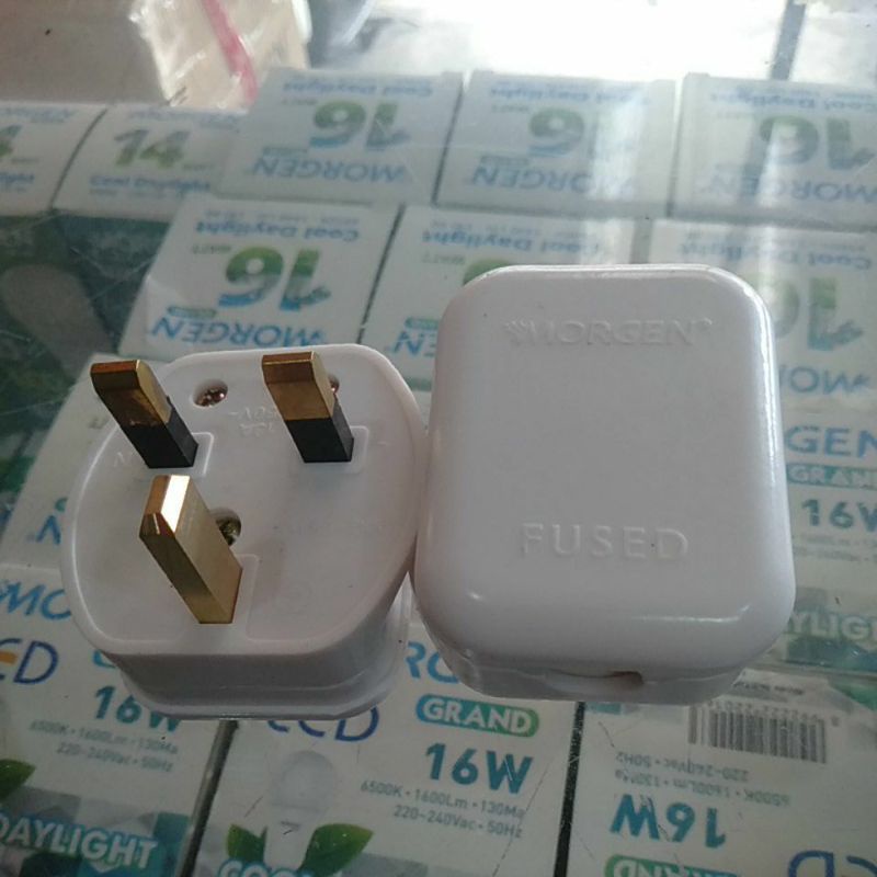 Jual steker Ac/Steker colokan kaki 3 Morgen SNI | Shopee Indonesia