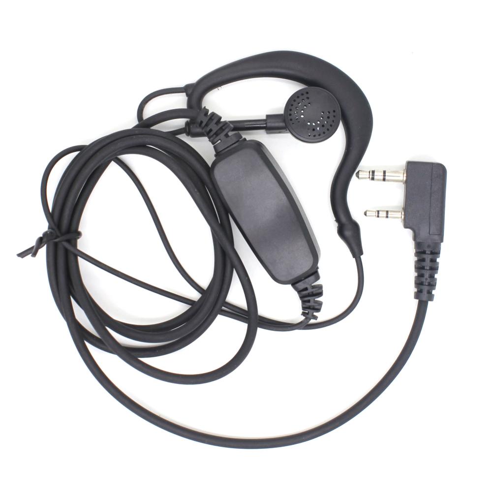 Jual Headset Mic Head Set Microphone HT Walkie Talkie Baofeng Weirwei ...