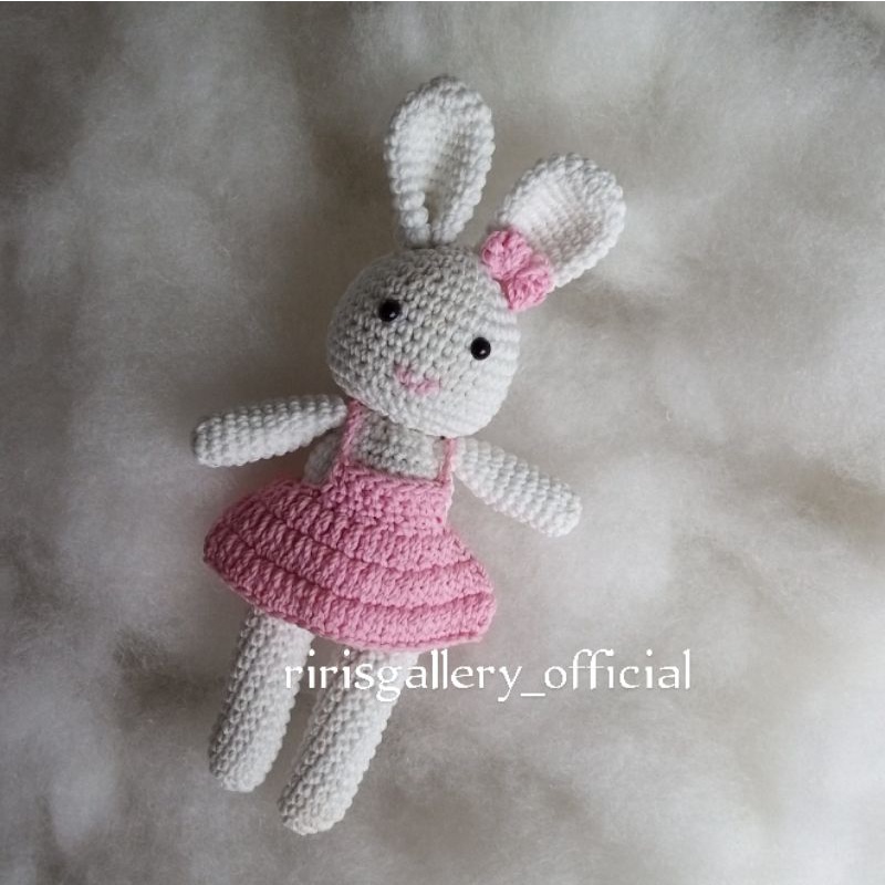 Jual BONEKA AMIGURUMI / boneka rajut kelinci PUTIH ( READY STOCK ...