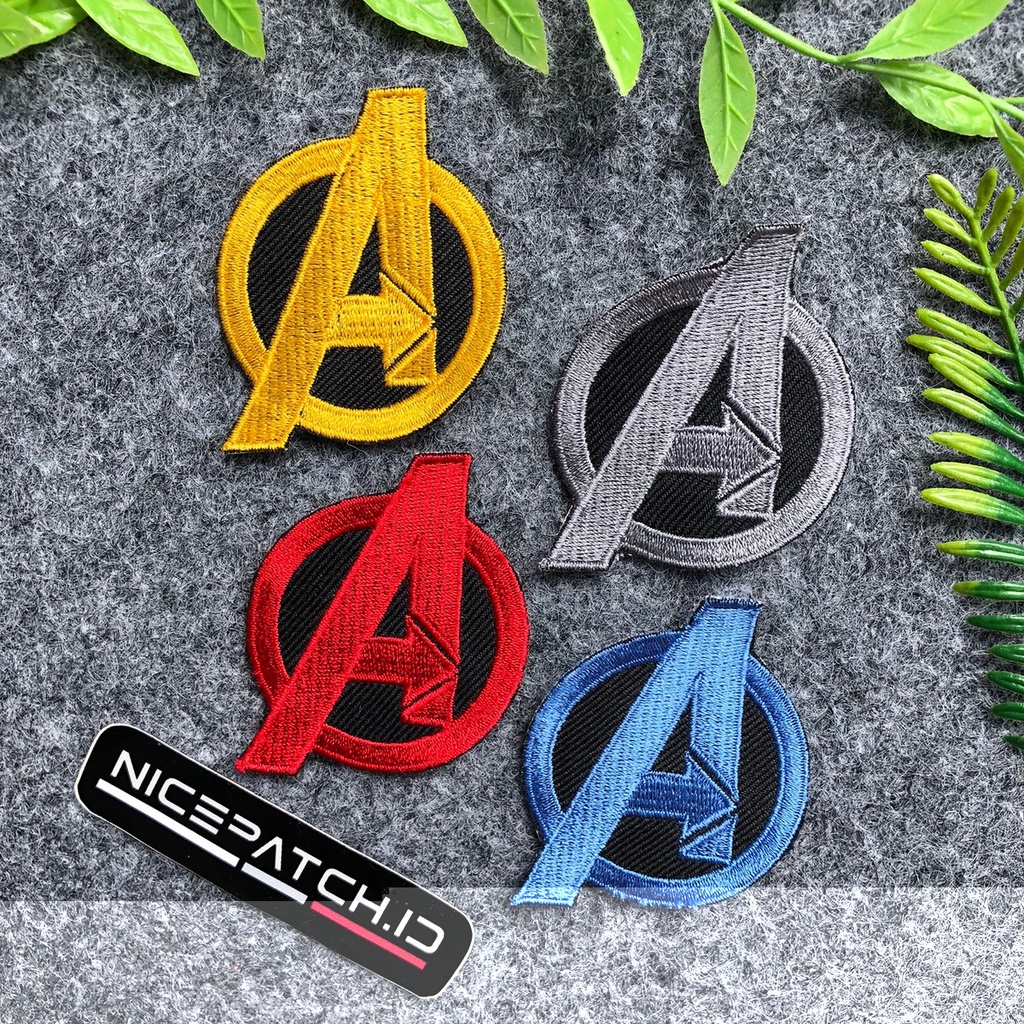 Jual Paket Hemat Patch The Avengers Logo 1 Pack isi 4 Pcs Sesuai Gambar ...
