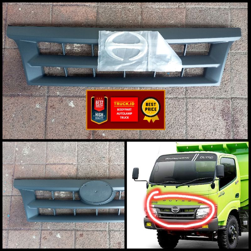 Jual GRILL GRILLE RAM RAMBANG DEPAN HINO DUTRO TOYOTA DYNA *2702 | Shopee Indonesia