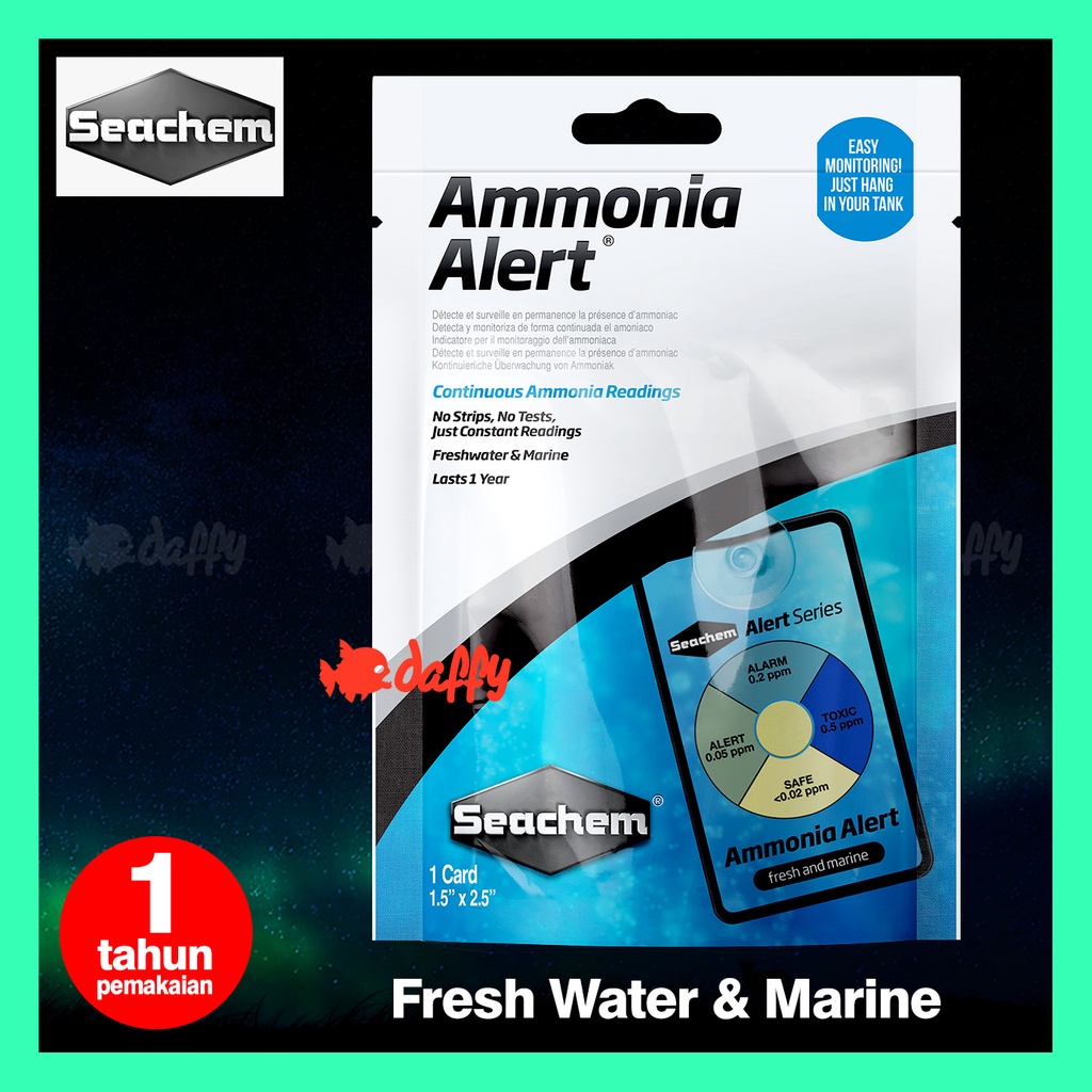 Jual Seachem AMMONIA ALERT tester amonia | Shopee Indonesia