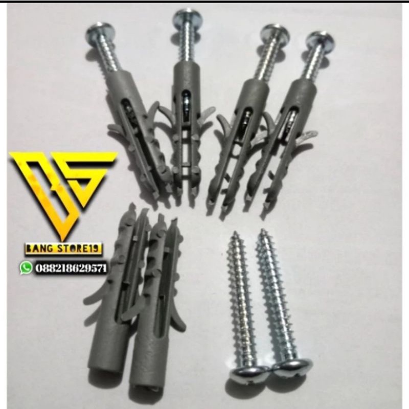 Jual Sekrup Dan Fisher Set S6 Cocok Untuk CCTV | Shopee Indonesia