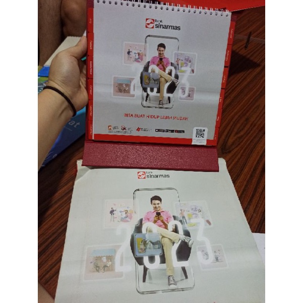 Jual Kalender Meja 2023 Bank SinarMas | Shopee Indonesia