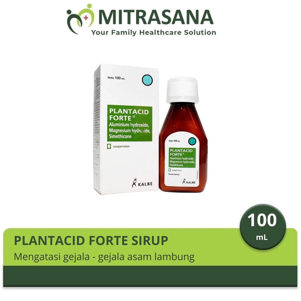 Jual Plantacid Forte Sirup 100 mL - Membantu Mengatasi Gejala Asam ...