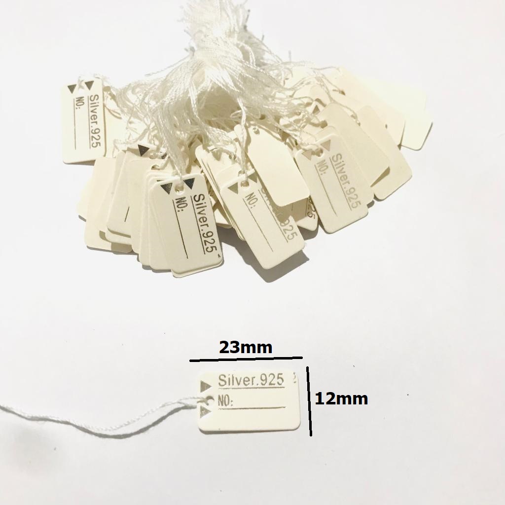 Jual Price Tag / Label Harga / Label Perhiasan Putih List Harga/100 ...