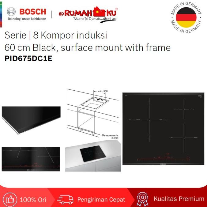Jual KOMPOR BOSCH PID675DC1E INDUCTION HOB 60CM BLACK | Shopee Indonesia