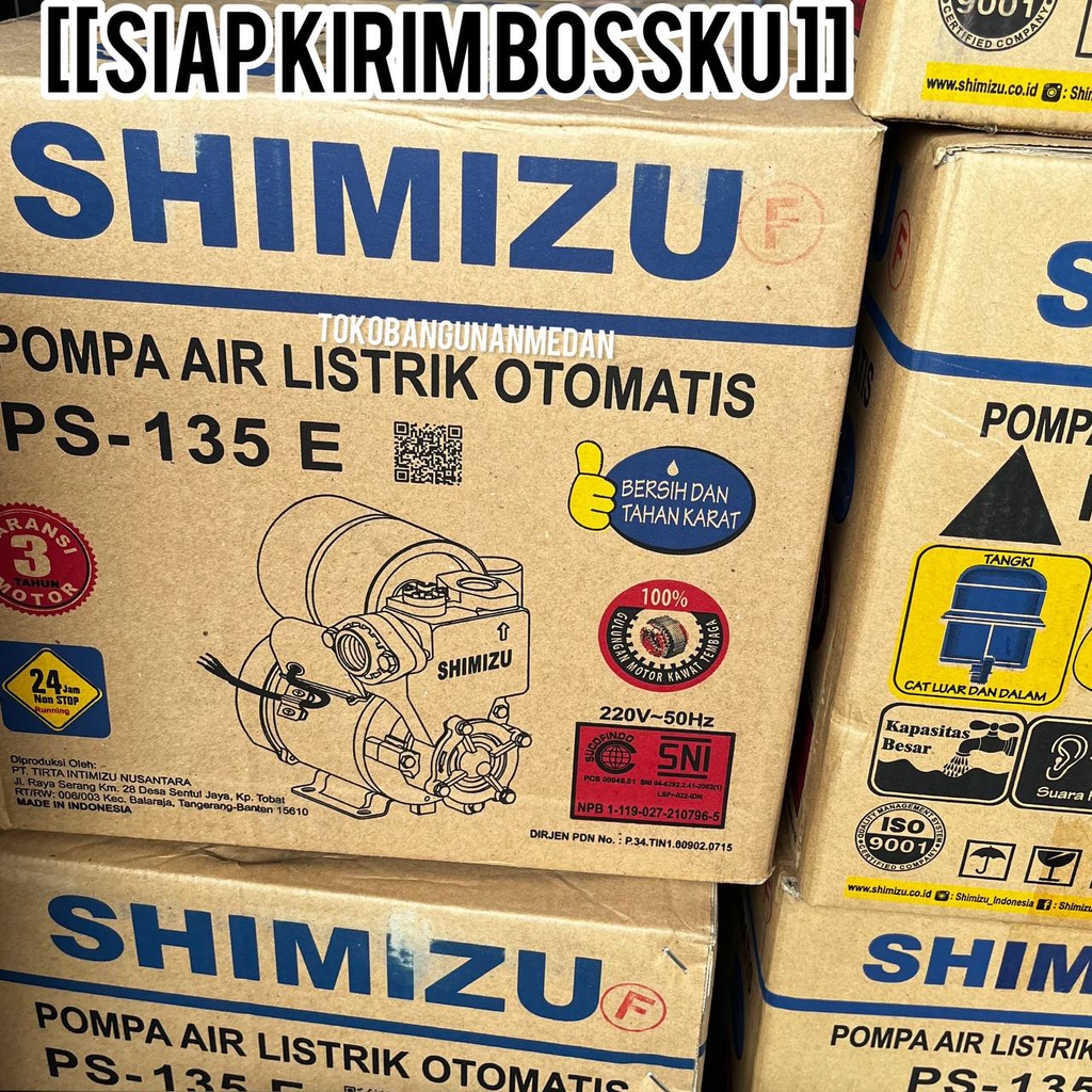 Jual POMPA AIR SHIMIZU PS 135 E / POMPA AIR OTOMATIS / AUTOMATIC ...