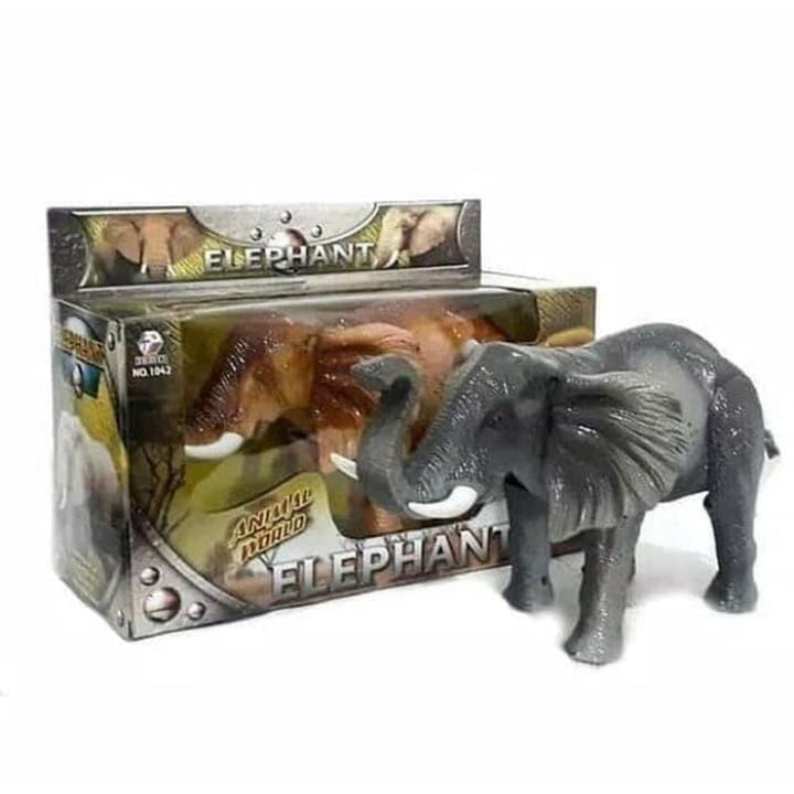 Jual Mainan Anak Gajah Bisa Berjalan 1042B / Mainan Anak Animal World ...