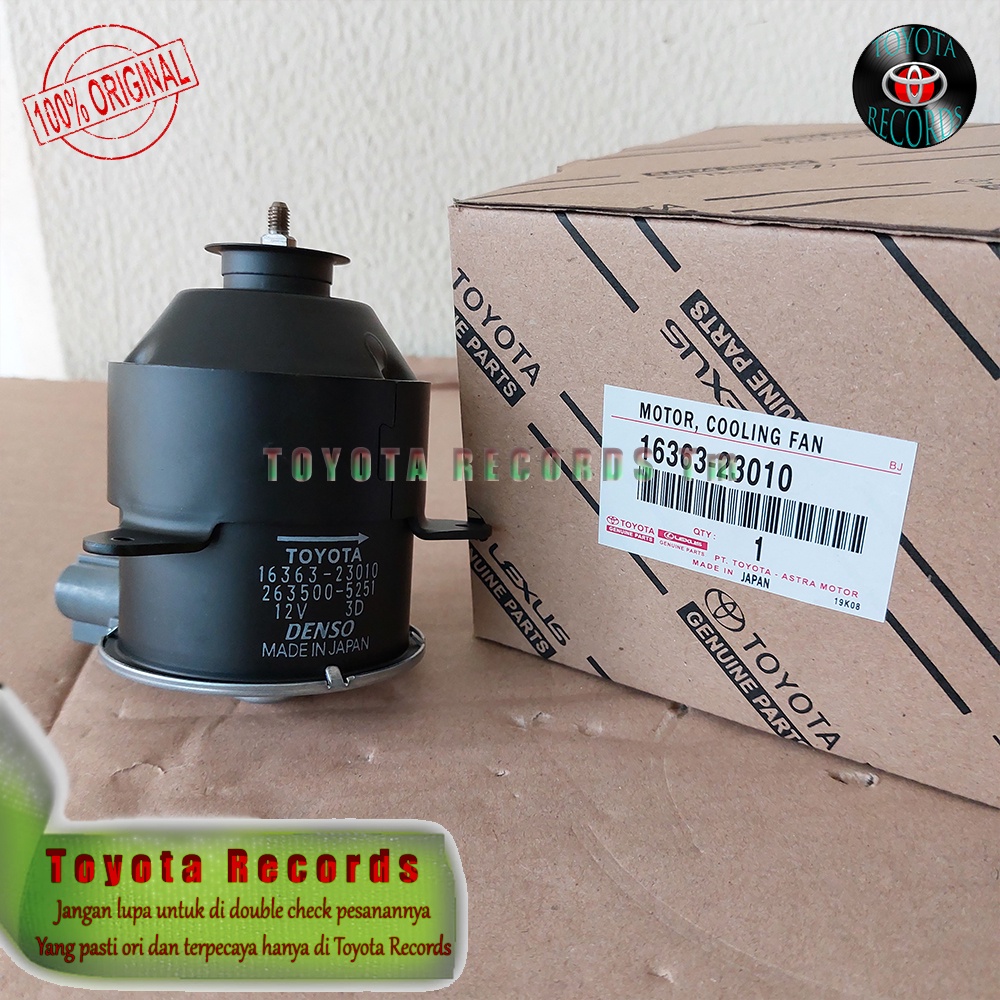 Jual Motor Cooling Fan Alphard ANH10 Camry Harrier Original Toyota ...