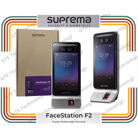Jual Mesin Absensi & Access Control SUPREMA FACESTATION F2 - ODB I Fusion Multimodal Terminal ...