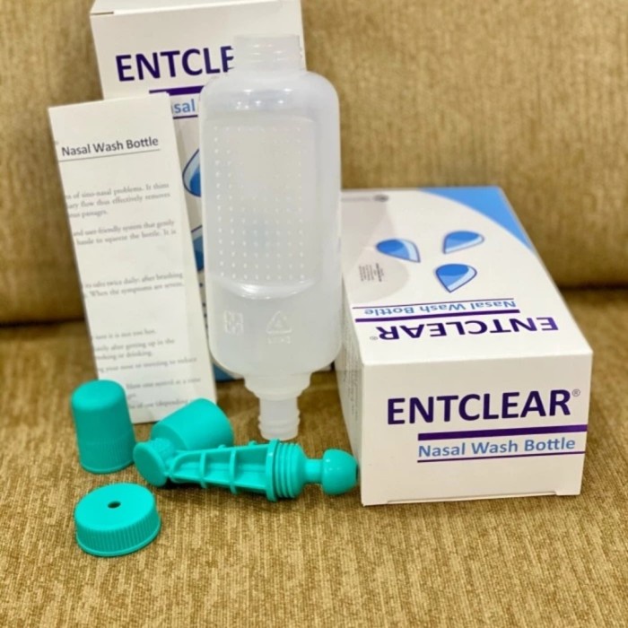Jual ENTCLEAR Nasal Wash Bottle Pencuci Hidung Sinusitis New Original ...