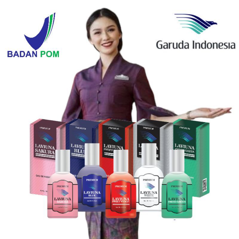 Jual PARFUM GARUDA LAVINA ORIGINAL GARUDA INDONESIA 5 VARIAN 60ML ...