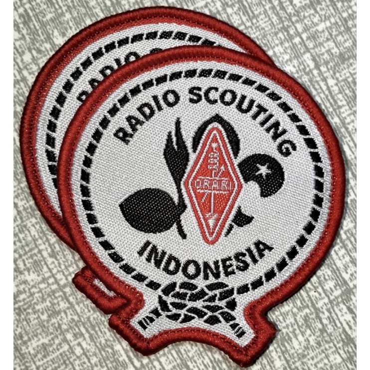 Jual Patch Emblem Radio Scouting Indonesia Merrowed | Shopee Indonesia