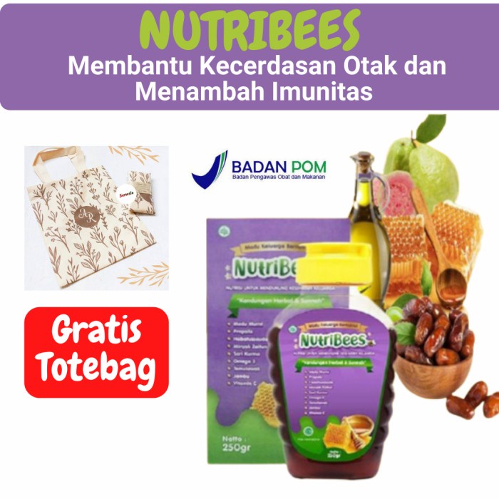 Jual Nutribee Smart Nutribees Madu Anak Penambah Nafsu Makan 250 ml | Shopee Indonesia