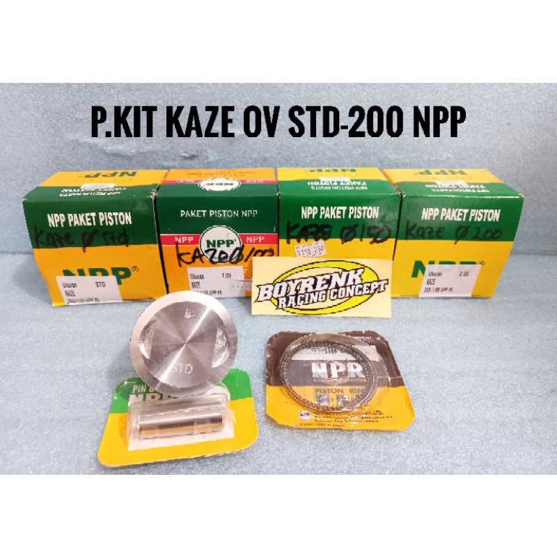 Jual PISTON KIT SEHER SEKER KAZE STD 50 100 150 200 NPP- BOYRENK ...