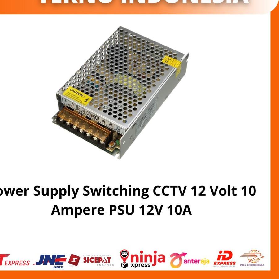 Jual Update !! Power Supply Switching CCTV 12 Volt 10 Ampere PSU 12V ...