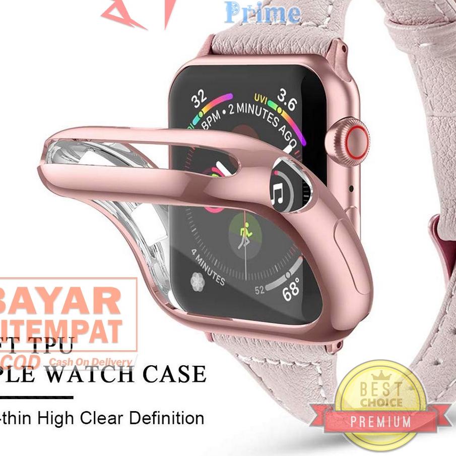 Jual Rekomendasi Case Apple Watch Series 1 2 3 4 5 6 SE 2020 2022 TRIPLEDI Casing Silikon ...