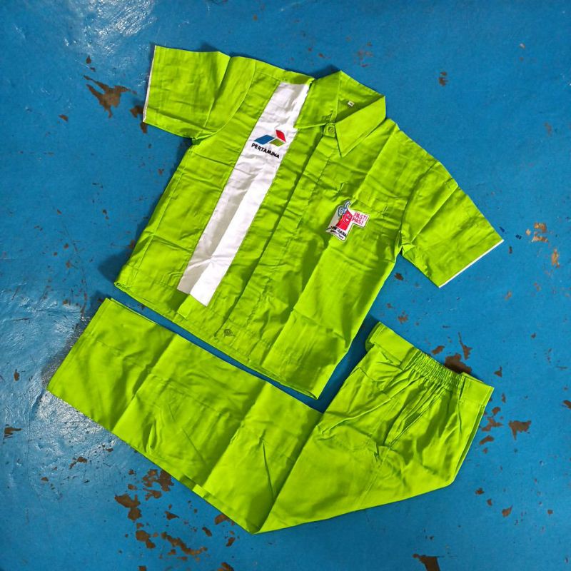 Jual SERAGAM OPERATOR OB OFFICE BOY SPBU PASTI PAS (CELANA+KEMEJA ...