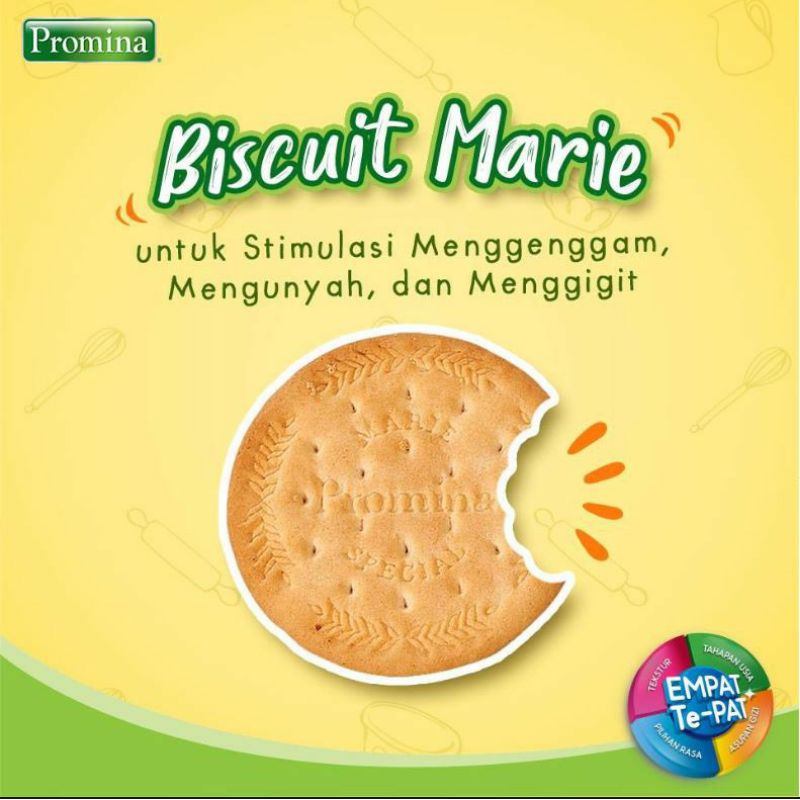 Jual Promina Baby Biscuit Marie Susu 150 Gr / Biskuit Bayi 6+ | Shopee ...