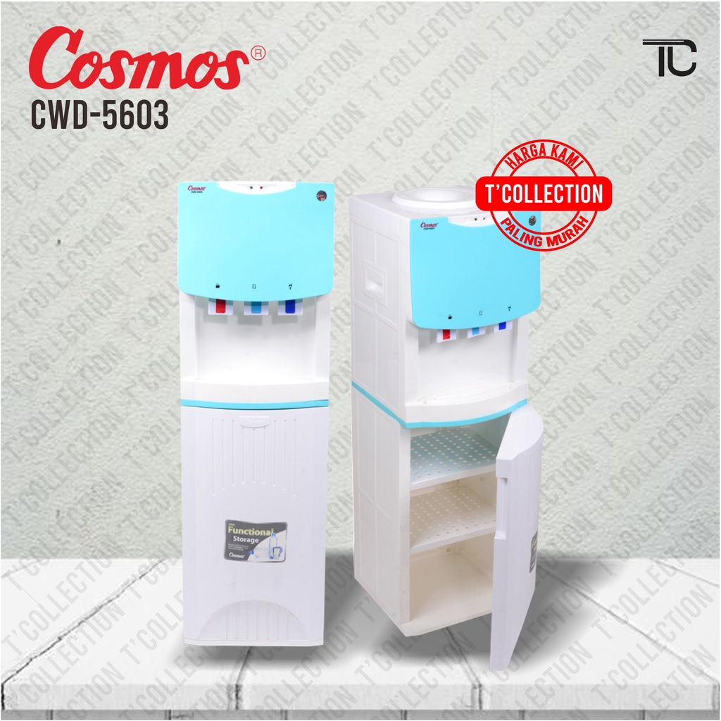 Jual Cosmos Standing Dispenser CWD-5603 3Kran Hot Normal Cold CWD 5603 ...