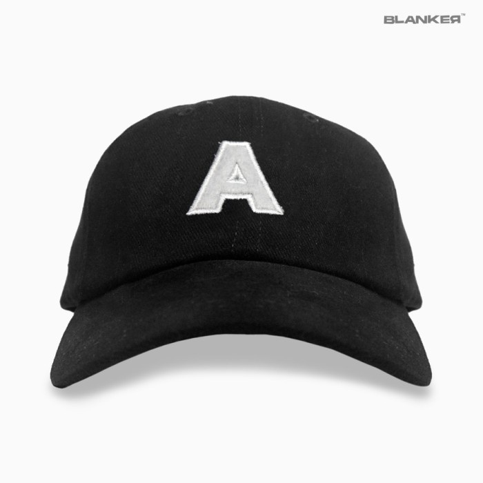 Jual Blanker Topi / Huruf A / Polo Cap Black / Edisi Alphabet | Shopee ...