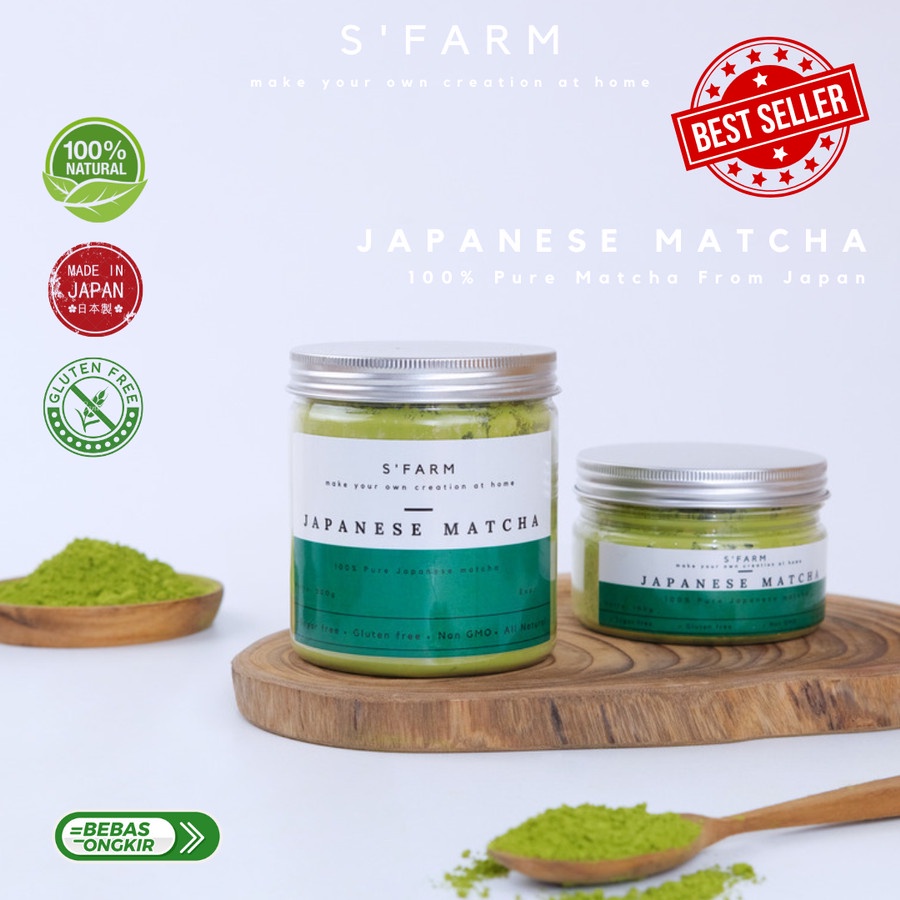 Jual 100% Pure Premium Japanese Matcha - Bubuk Matcha Premium | Shopee ...