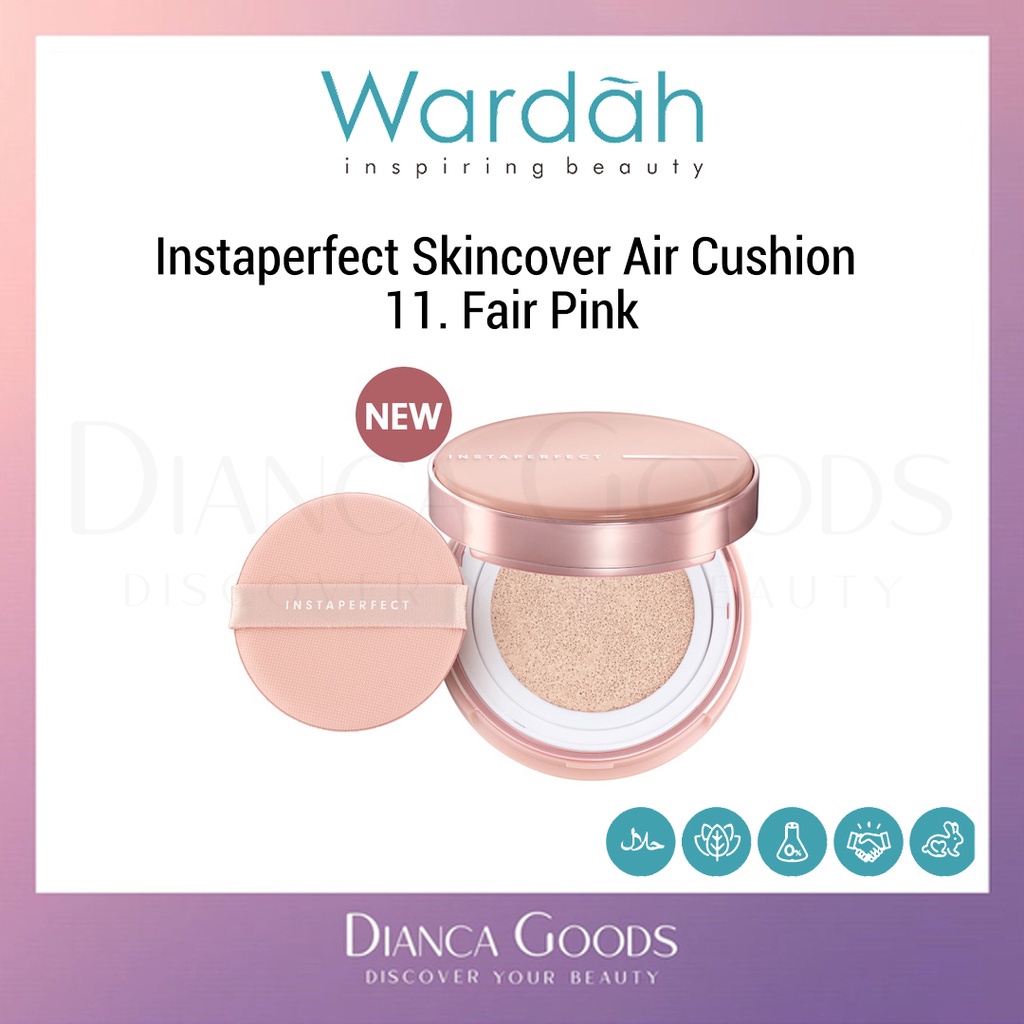 Jual WARDAH Instaperfect Skincover Air Cushion 11 g - Fair Pink / Light ...