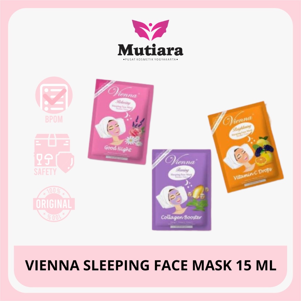 Jual VIENNA SLEEPING FACE MASK 15 ML | Shopee Indonesia