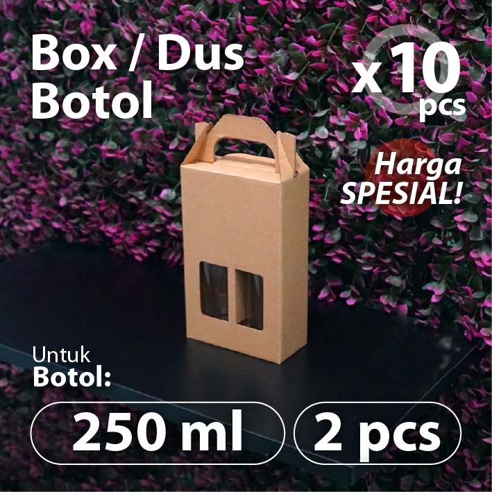 Jual Paket 10 pcs - Dus isi 2 Botol 250 ml - Dus Parcel - Hadiah ...