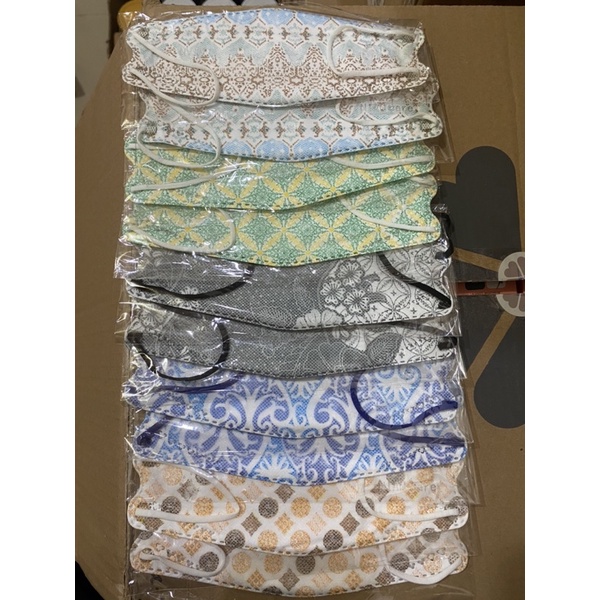 Jual Masker Motif Batik Nian Care KF94 Motif Batik Masker Medis ...