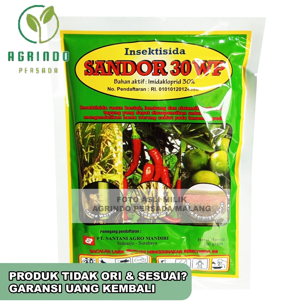 Jual Insektisida Sandor 30WP 100 gram | Sandor 100 gram Santani Pembasmi kutu kebul | Shopee ...