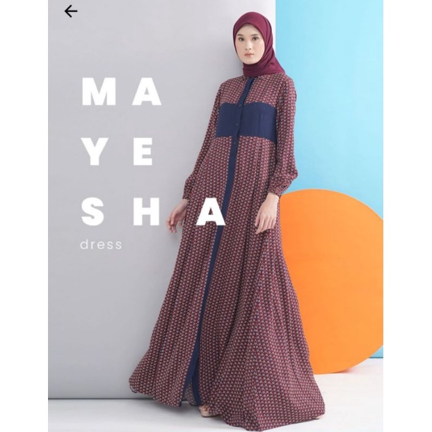 Jual Mayesha Dress Zerina Banu by HLZB | Shopee Indonesia