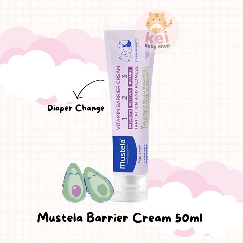 Jual Mustela Barrier Cream 50ml Ruam Popok - Mustela Diaper Cream ...