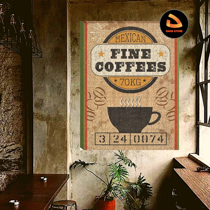 Jual Poster Kayu Cafe Resto Hiasan Dinding Warkop dan Resto CF48 ...
