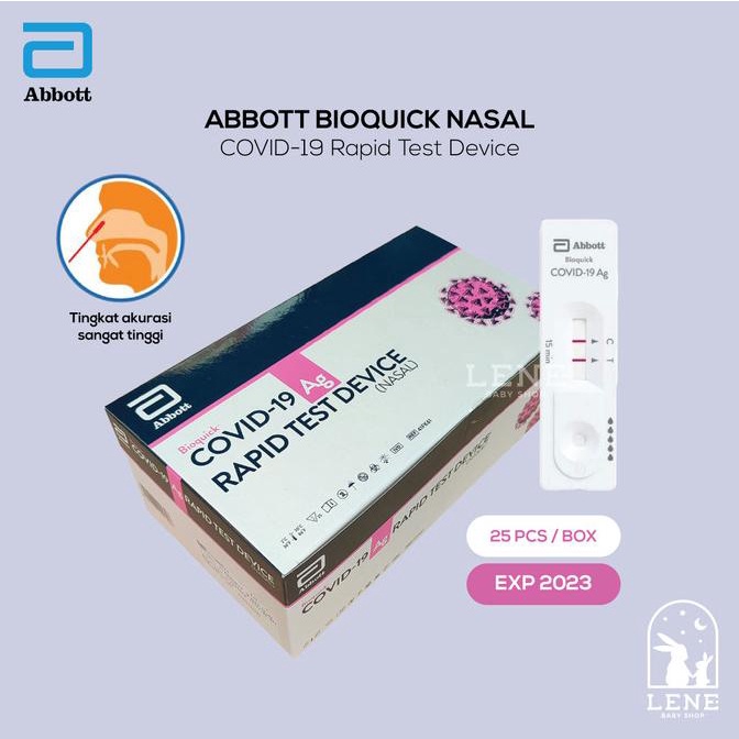Jual Original Panbio Abbott BIOQUICK NASAL 1 box isi 25set swab antigen ...