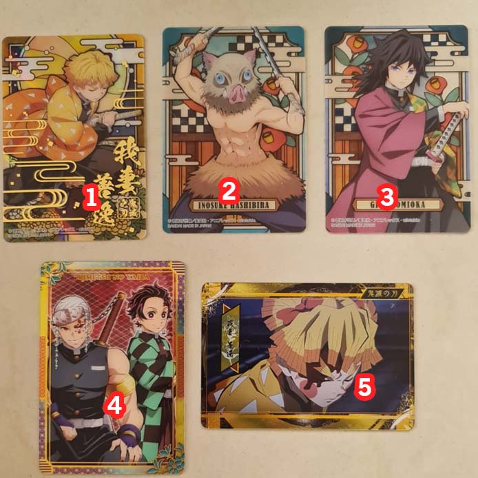 Jual Demon Slayer Kimetsu no Yaiba Kartu Card Bandai Jepang Japan ...