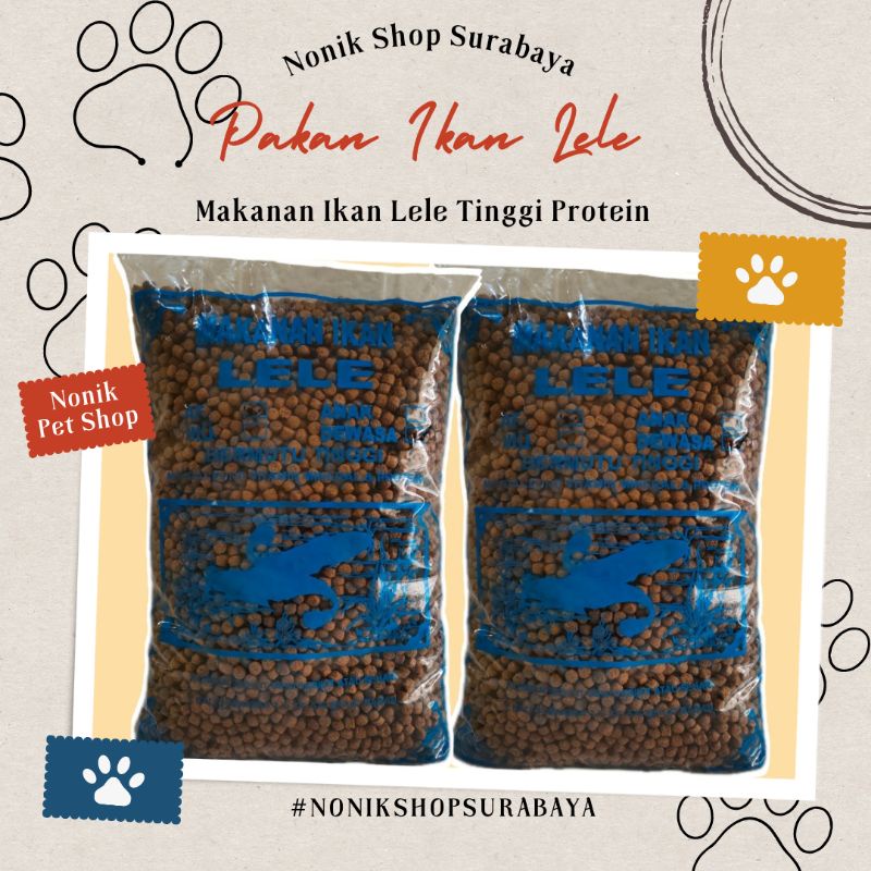Jual PAKAN PELET IKAN LELE, NILA, GURAMI, PATIN, APUNG 1KG | Shopee ...