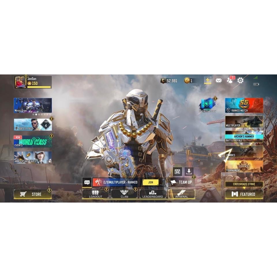 Jual CODM Akun Single Mythic CBR4-Amoeba Lvl3 | Shopee Indonesia