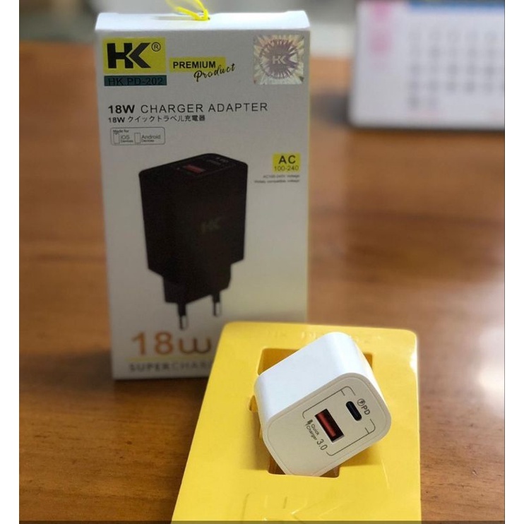 Jual batok usb hk pd 202 / batok charger usb dan type c hk pd 202 ...