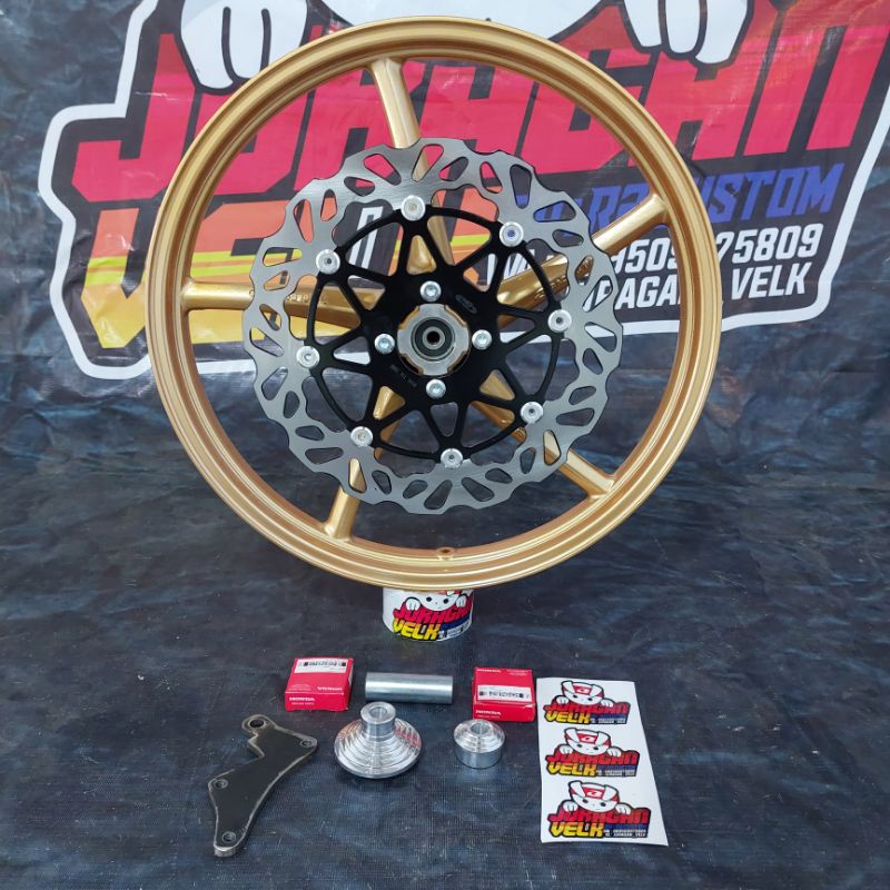 Jual velg rcb 160 depan ecer pnp cb, cbr, ninja tiger mp klx dtracker ...