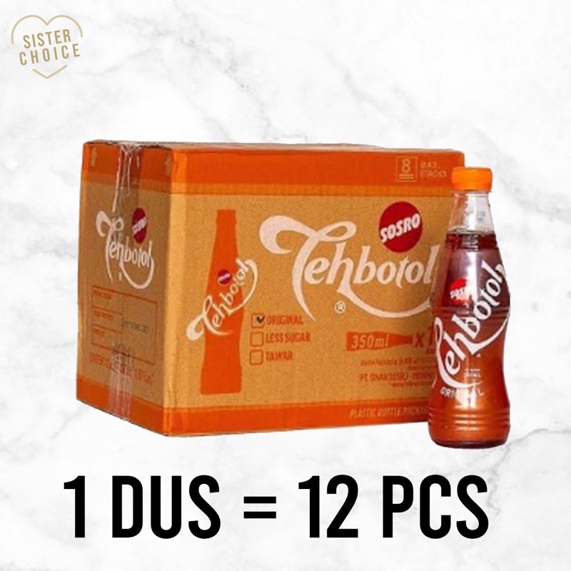 Jual Teh Botol Sosro Original 1 Dus Isi 12pcs @350ml | Shopee Indonesia