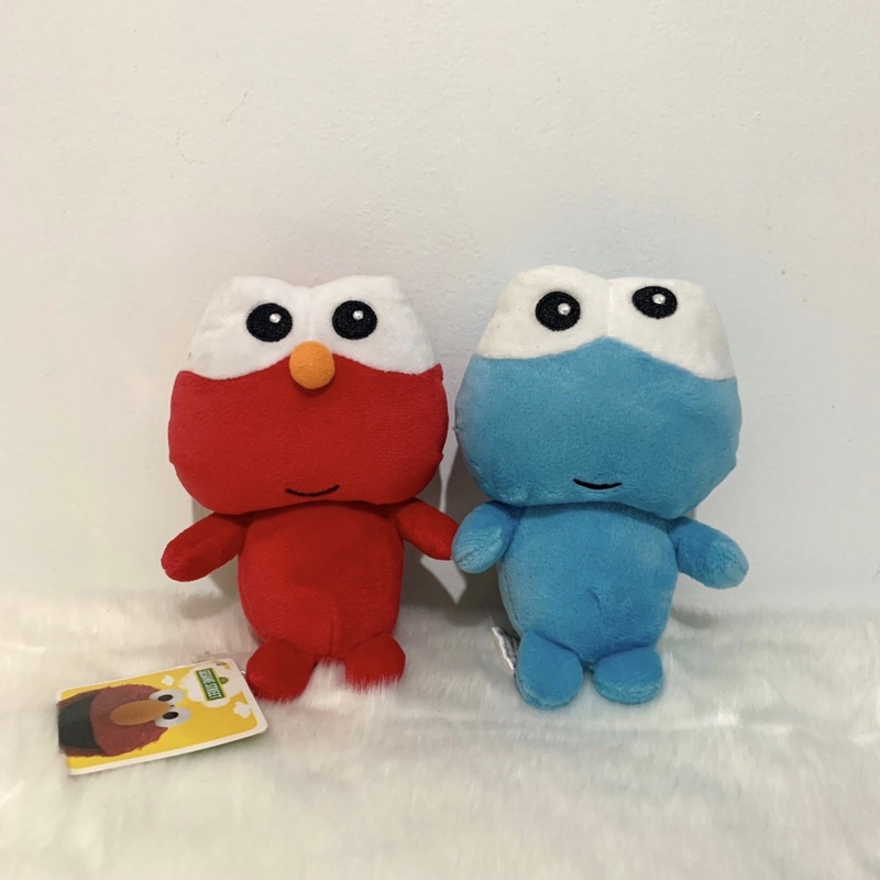 Jual boneka sesame street elmo & cookie monster / elmo cookie monster ...