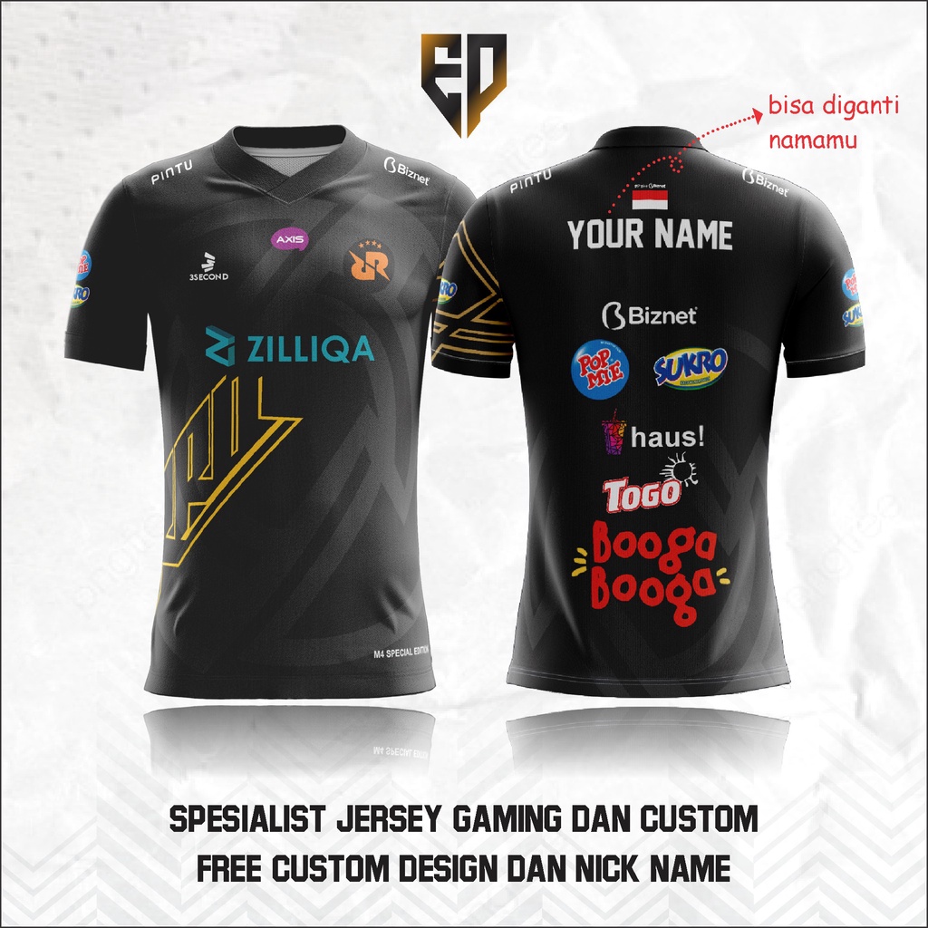 Jual JERSEY RRQ VICTOIRE S14 Terbaru 2024 free nickname termurah ...