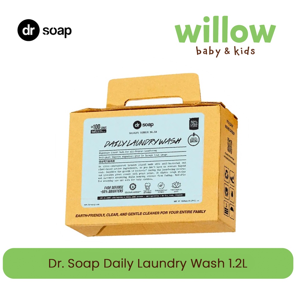 Jual Deterjen Laundry - Dr. Soap Daily Laundry Wash 1.2L | Shopee Indonesia