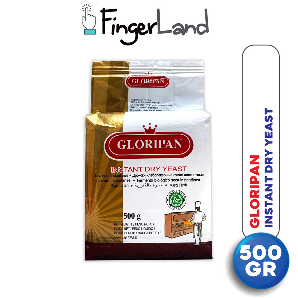 Jual GLORIPAN Instant Yeast 500 gram Ragi Kering Instan | Shopee Indonesia
