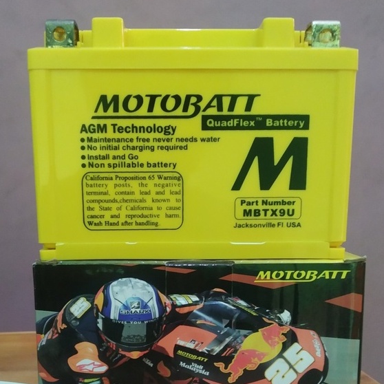 Jual Aki Motobatt MBTX9U Motor ER6N Ninja 250 / 250 fi Kawasaki Z 1000 800 KTM Duke 200 250 KTM ...